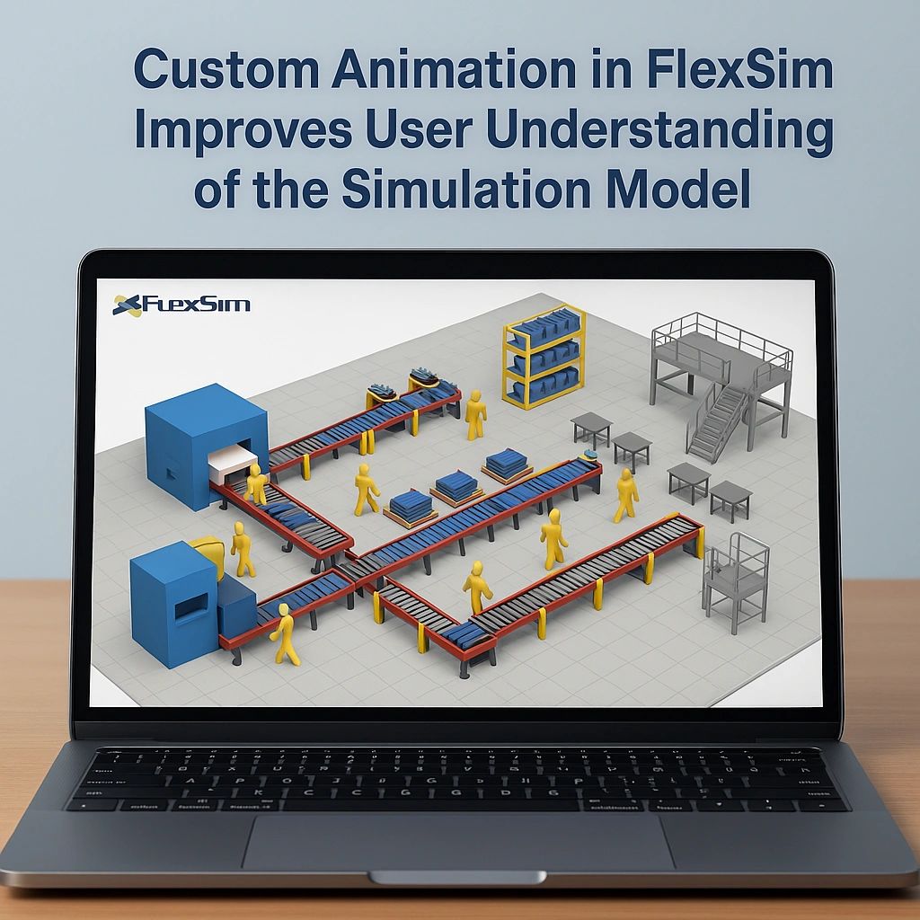 Custom animations in FlexSim boost simulation model understanding
